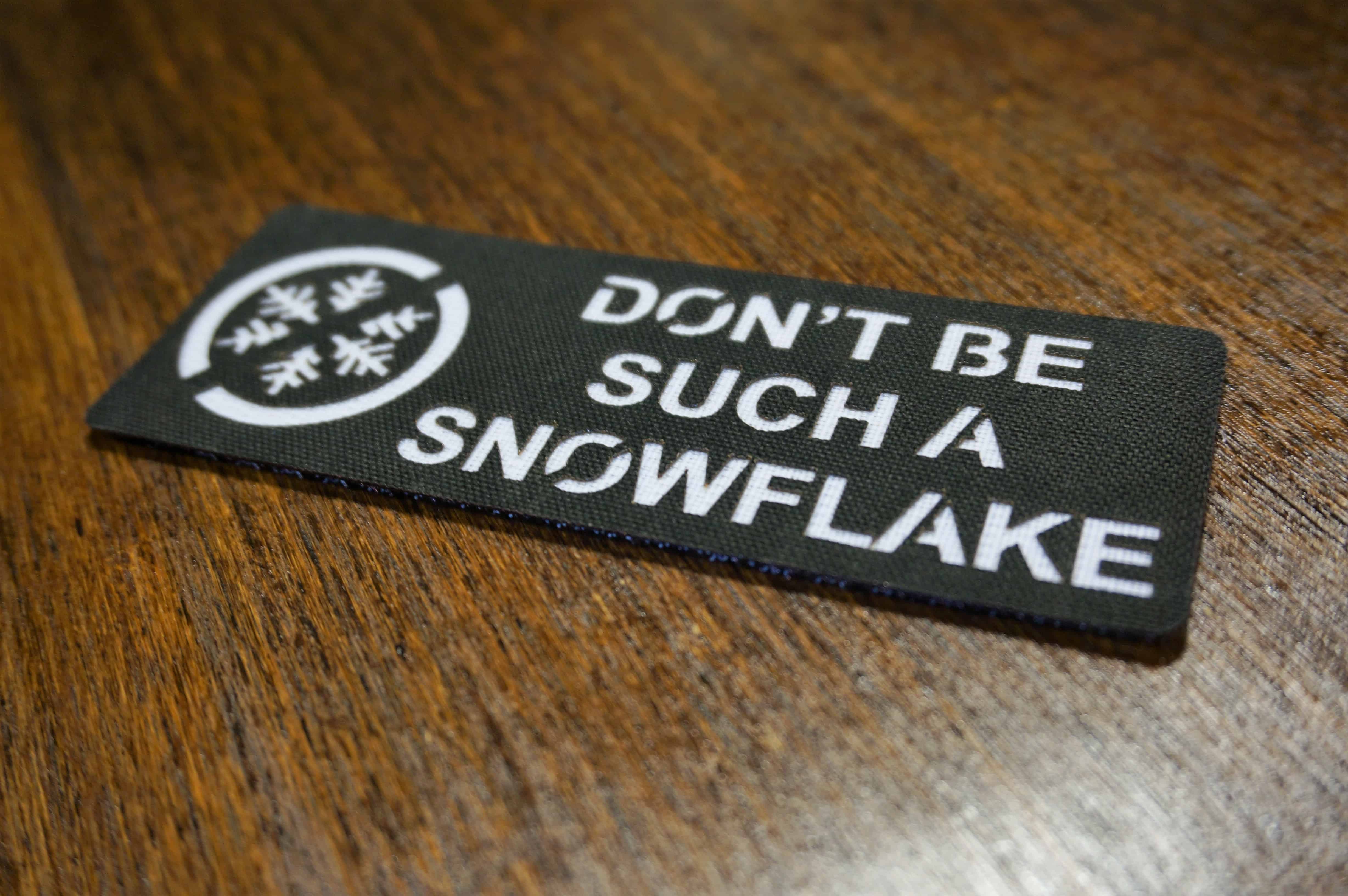 Custom Snow Flake Patches - Tactical Morale Patch | LOF Defence
